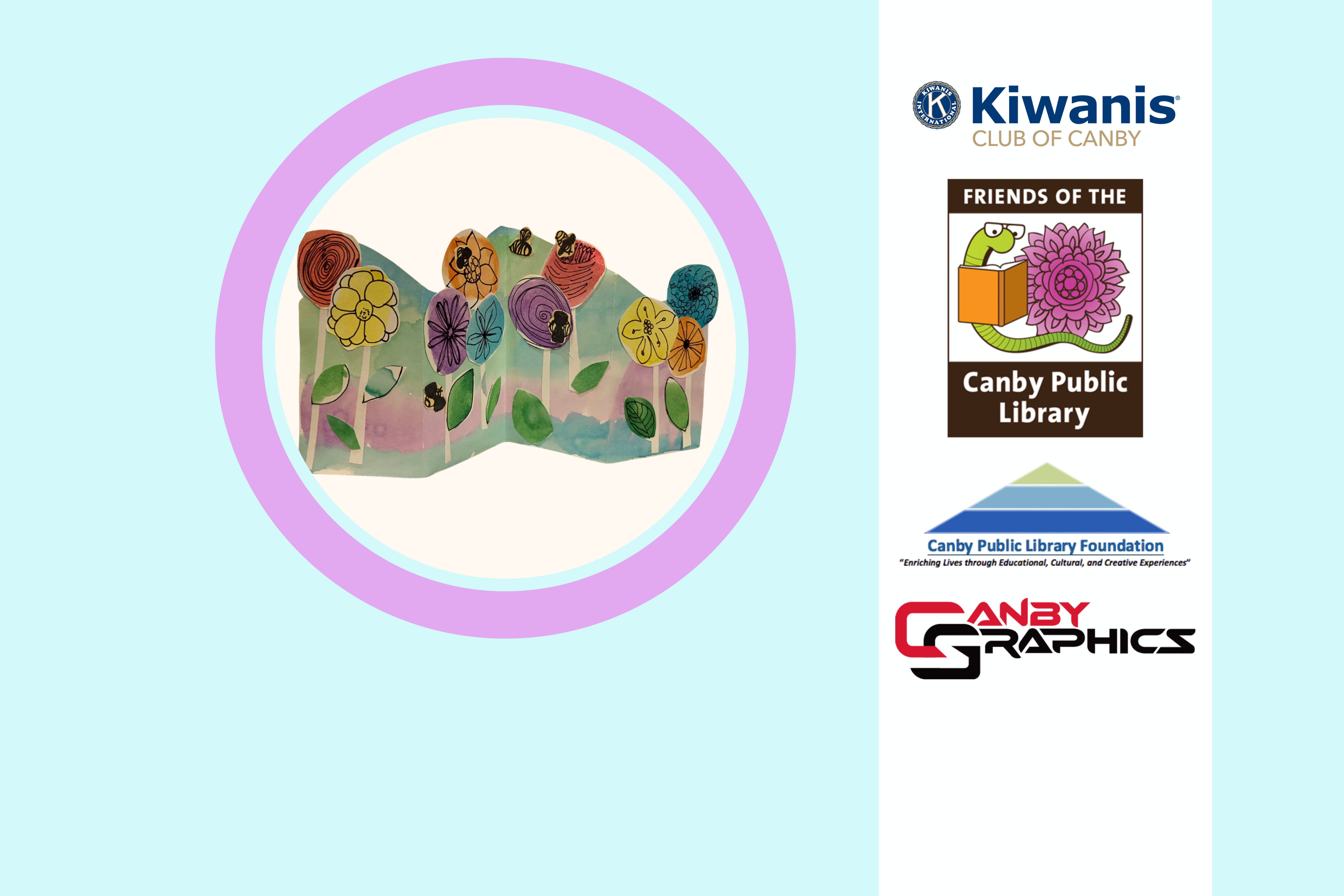 Maker Lab: Bee & Flower "Concertina" Project with Audra | Canby OR