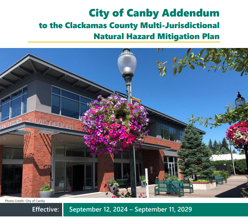 Canby Natural Hazards Mitigation Plan | Canby OR